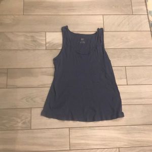 Mossimo Supply Co. | Tops | Mossimo Cotton Blue Gray Ribbed Tank Top 2x ...